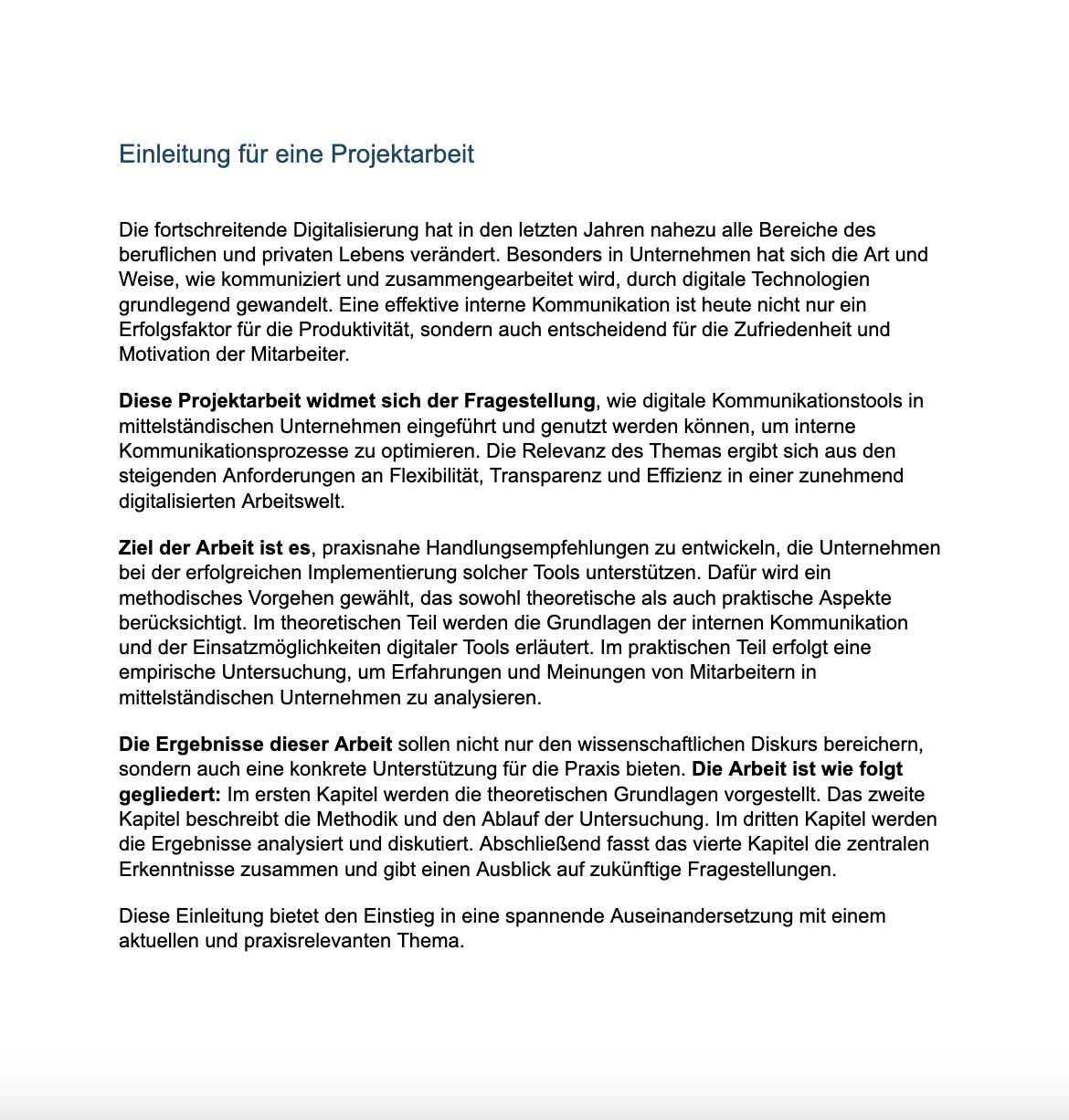 Projektarbeit schnell schreiben: Aufbau, Beispiele & Tipps